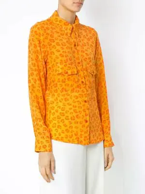 AMIR SLAMA Leopard Print Shirt
