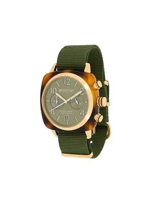 BRISTON Clubmaster Classic 40mm Watch - Green