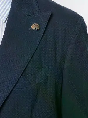 GABRIELE PASINI Classic Fitted Blazer - Blue