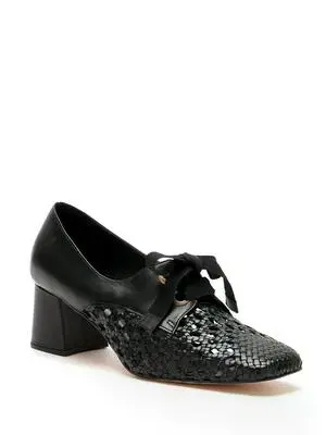 STUDIO CHOFAKIAN Romance Leather Pumps - Black