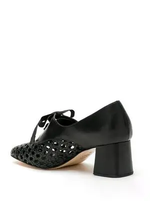 STUDIO CHOFAKIAN Romance Leather Pumps - Black