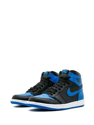 JORDAN Air 1 Retro High Og Sneakers - Black