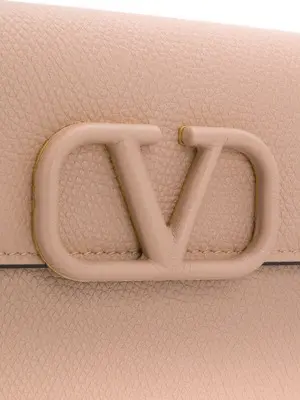Valentino Garavani Vlogo Signature Leather Wallet-on-chain