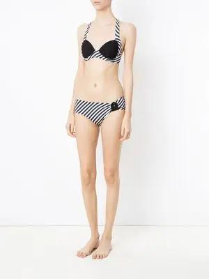 AMIR SLAMA Striped Bikini Set