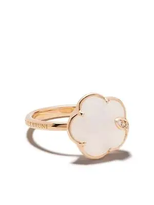 Pasquale Bruni 18kt Agate And Diamond Ring - Pink