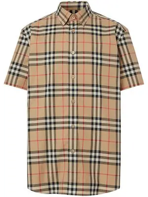 Burberry Check Short-sleeve Shirt