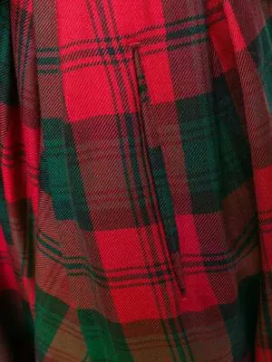Comme Des Garçons Tartan Drop-crotch Trousers