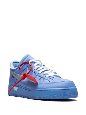 Nike X Off White Air Force 1 Low Mca Sneakers - Blue