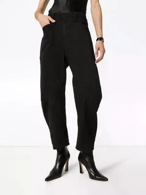 NILI LOTAN Shon Curved Balloon-leg Trousers