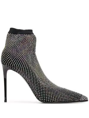LE SILLA Gilda Crystal Sock Pumps