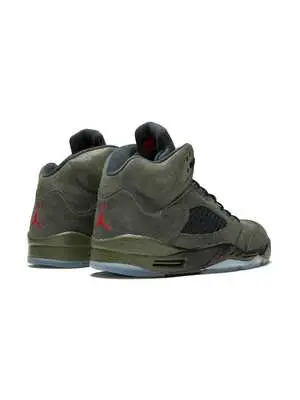 JORDAN Air 5 Retro Fear Pack Sneakers - Green