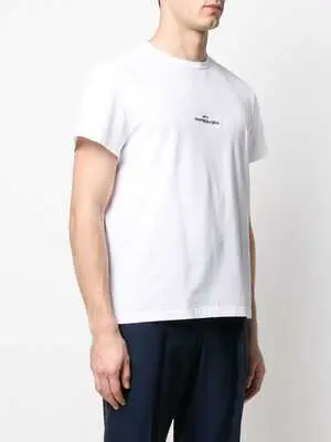 MAISON MARGIELA Distorted-logo Cotton T-shirt - White