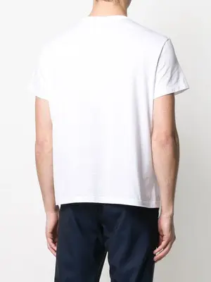 MAISON MARGIELA Distorted-logo Cotton T-shirt - White