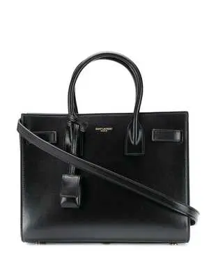 Saint Laurent Sac De Jour Logo Totes