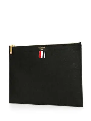 Thom Browne Pebble Grain Document Holder - Black