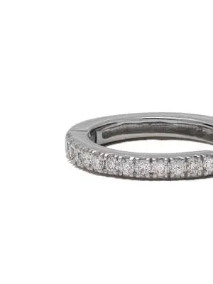 WE BY WHITEBIRD 18kt Diamond Margot Large Hoop Single Earring - Silver