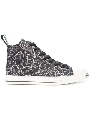 HACULLA. One Of A Kind Hi-top Sneakers - Black