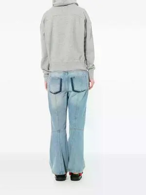 Alexander McQueen Flared Leg Jeans - Blue