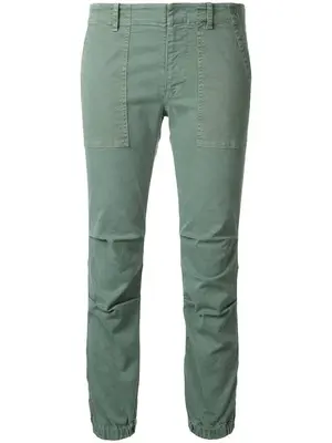 NILI LOTAN Cropped Trousers - Green