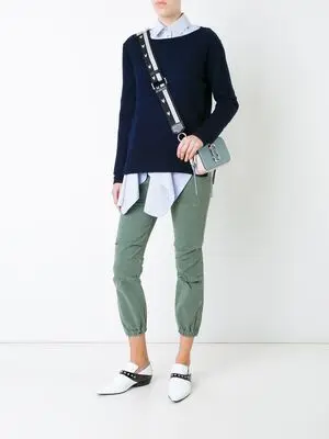 NILI LOTAN Cropped Trousers - Green