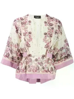 Dsquared2 Floral Print Blouse