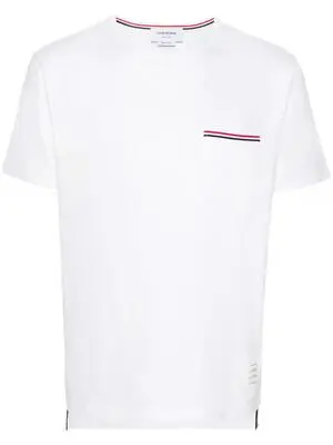 Thom Browne Rwb-stripe Cotton T-shirt