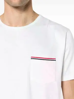 Thom Browne Rwb-stripe Cotton T-shirt