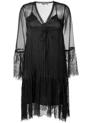Alexander Mcqueen Tie Detailed Cocktail Dresses