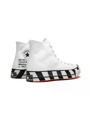 CONVERSE X Off- Chuck Taylor All-star 70s Hi Sneakers - White