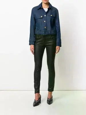 John Galliano Belted Denim Jacket