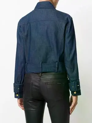 John Galliano Belted Denim Jacket