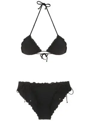 AMIR SLAMA Triangle Bikini Set - Black