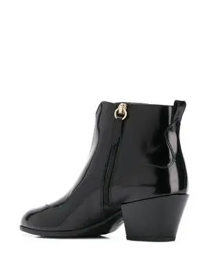 Hogan Zip Up Ankle Boots
