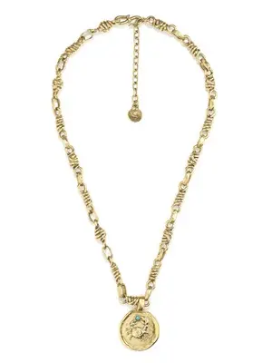 GOOSSENS Talisman Cancer Medallion Necklace - Gold