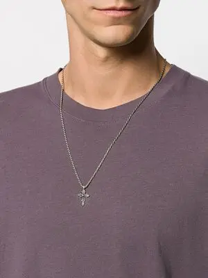 Emanuele Bicocchi Cross Pendant Necklace