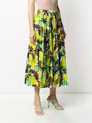 Valentino Garavani Pleated Midi Skirt