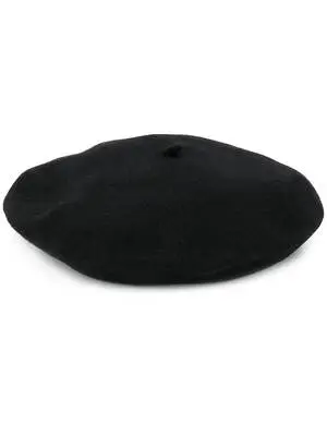 CELINE ROBERT Celine Robert Knitted Beret Black
