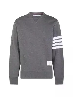 Thom Browne Loopback 4-bar Sweatshirt - Grey