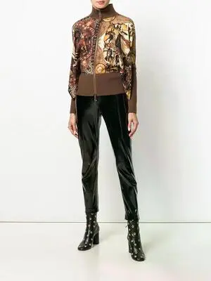 JEAN PAUL GAULTIER Printed Ribbed Jacket
