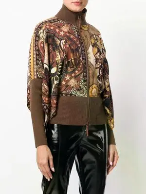 JEAN PAUL GAULTIER Printed Ribbed Jacket