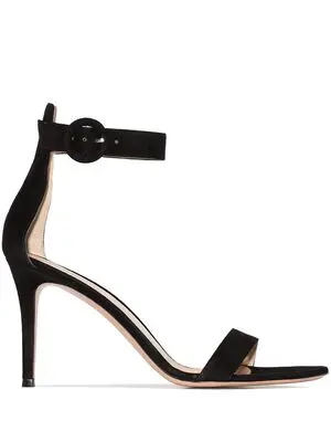 GIANVITO ROSSI Portofino 85mm Sandals - Black