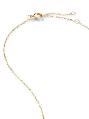 David Yurman 18kt Yellow Cable Collectibles Heart Diamond Necklace - Gold