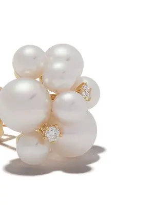 TASAKI 18kt Akoya Pearl Stud Earrings - Gold