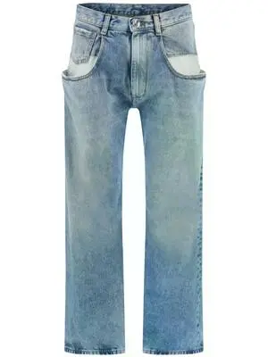 MAISON MARGIELA Contrast-pocket Straight-leg Jeans