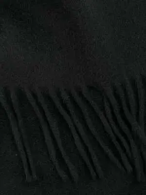 N.peal Large Woven Scarf - Black