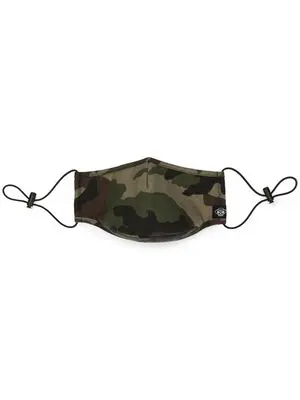 MOSTLY HEARD RARELY SEEN Camouflage Print Face Mask - Brown
