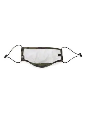 MOSTLY HEARD RARELY SEEN Camouflage Print Face Mask - Brown