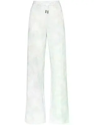 Off-White Cloud Print Straight Leg Track Pants