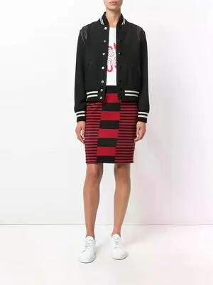 JEAN PAUL GAULTIER Striped Short Skirt