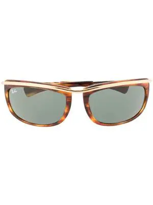 Ray-ban Olympian Oval Frame Sunglasses